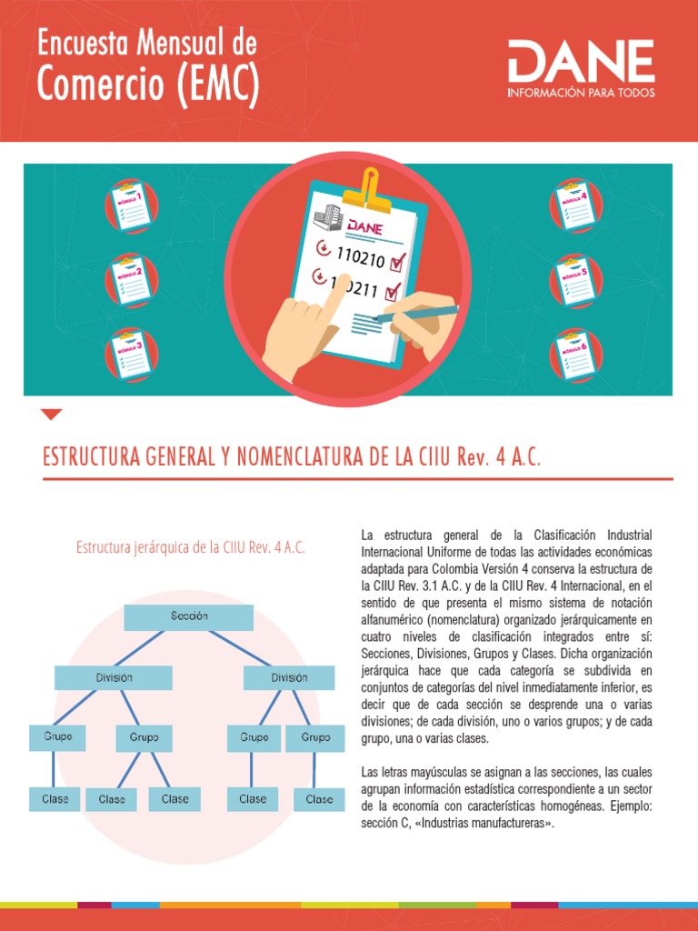 Estructura General y Nomenclatura Emc | PDF | Al por menor | Comercio