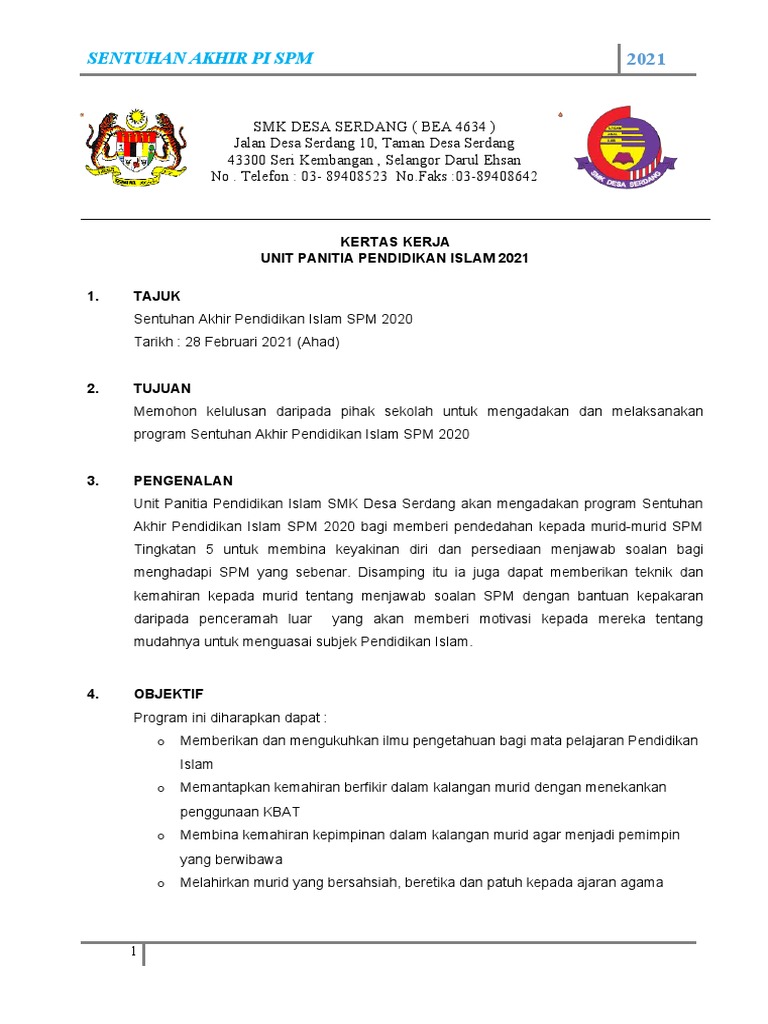 KK Sentuhan Akhir Pendidikan Islam | PDF