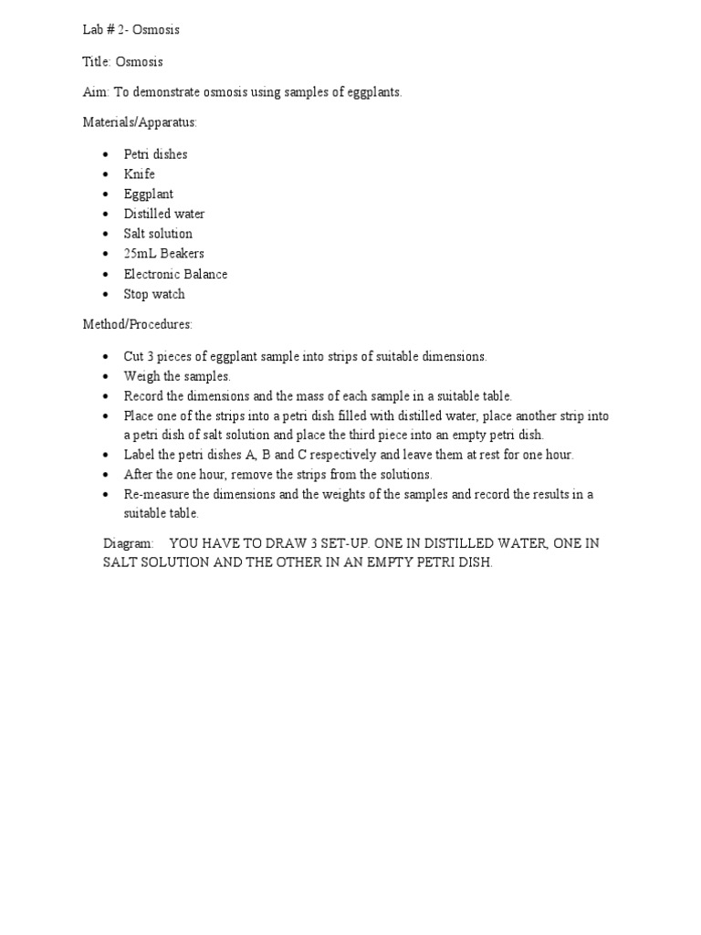 Osmosis Pdf Osmosis Chemistry