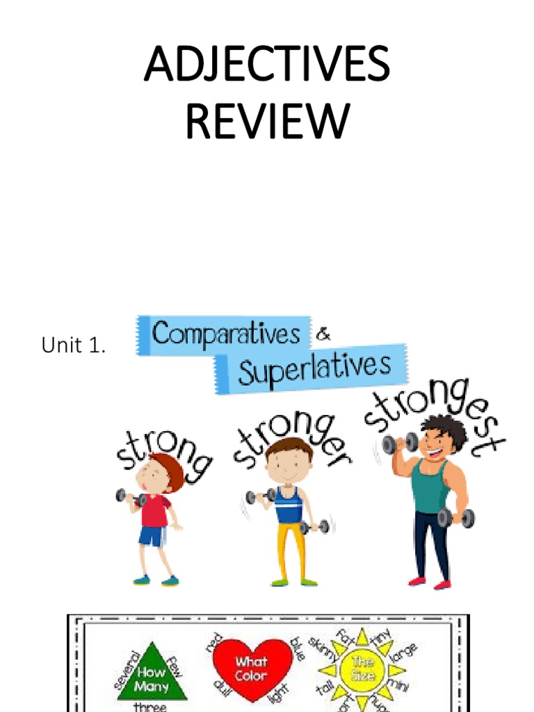 Adjectives Review | PDF | Adjective | Noun
