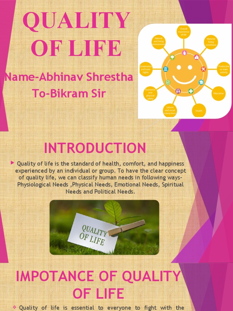 Factors Affecting Quality of Life in Nepal: An Analysis of ...