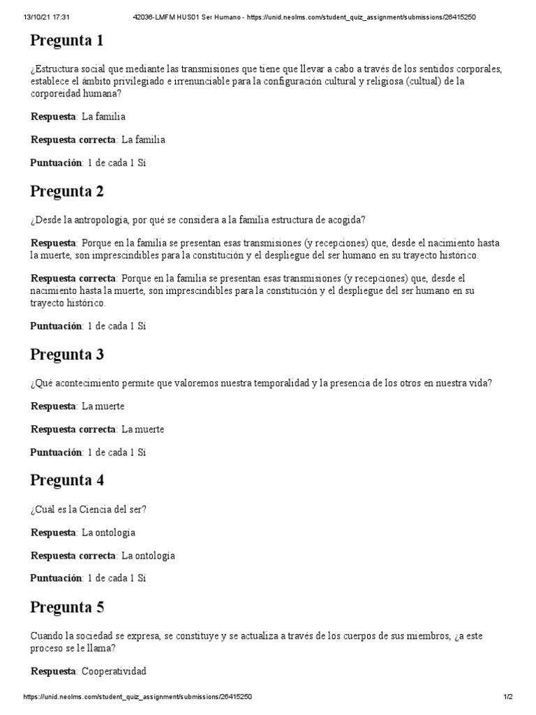 Realidad Humana | PDF