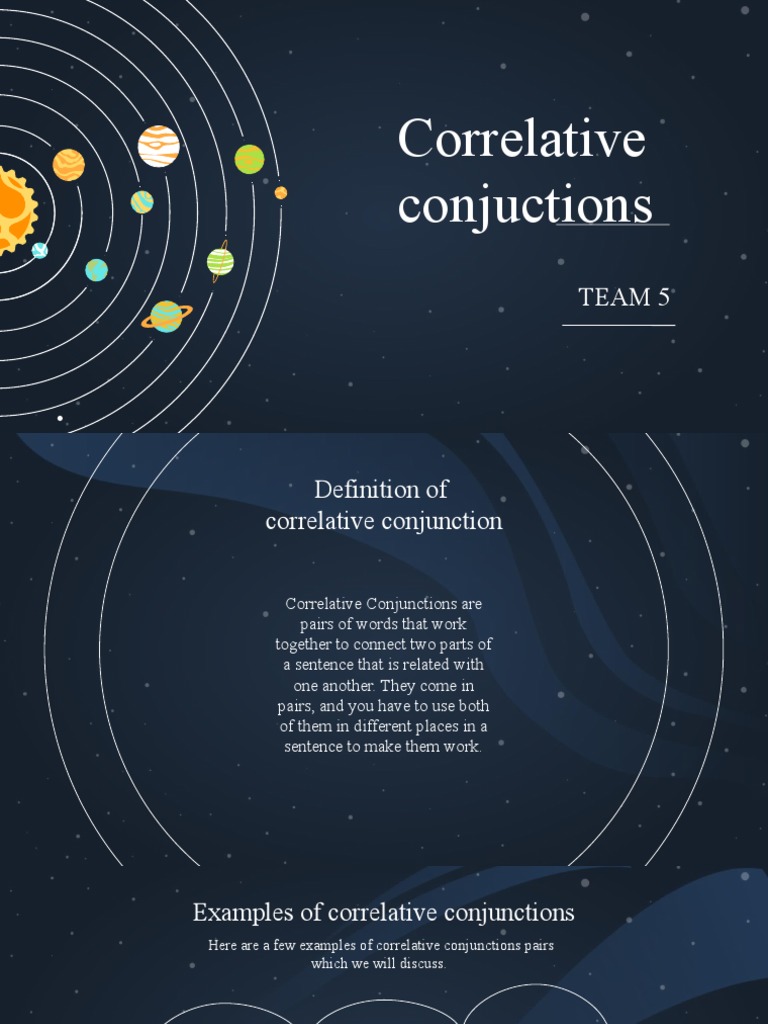 Correlative Conjunctions | PDF | Verb | Linguistic Typology