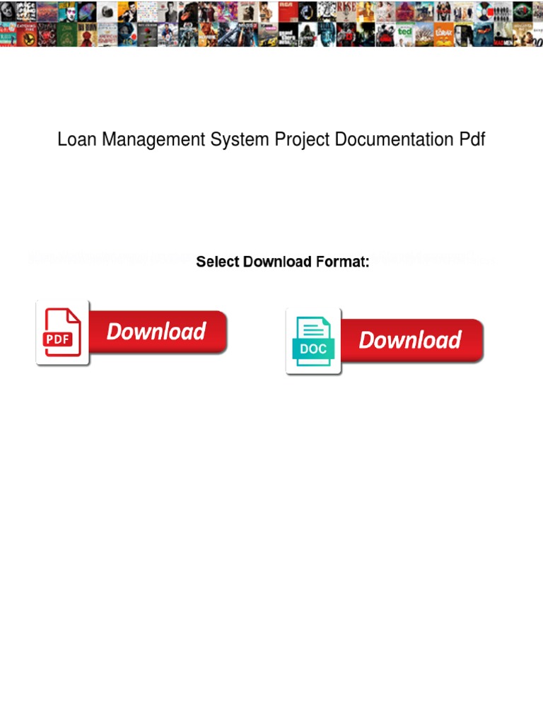 Loan Management System Documentation | PDF | Loans | Documentation