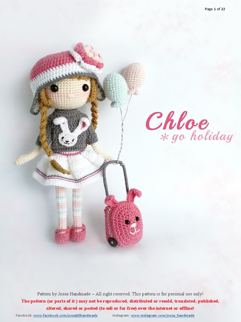 Chloe | PDF | Crochet | Embroidery