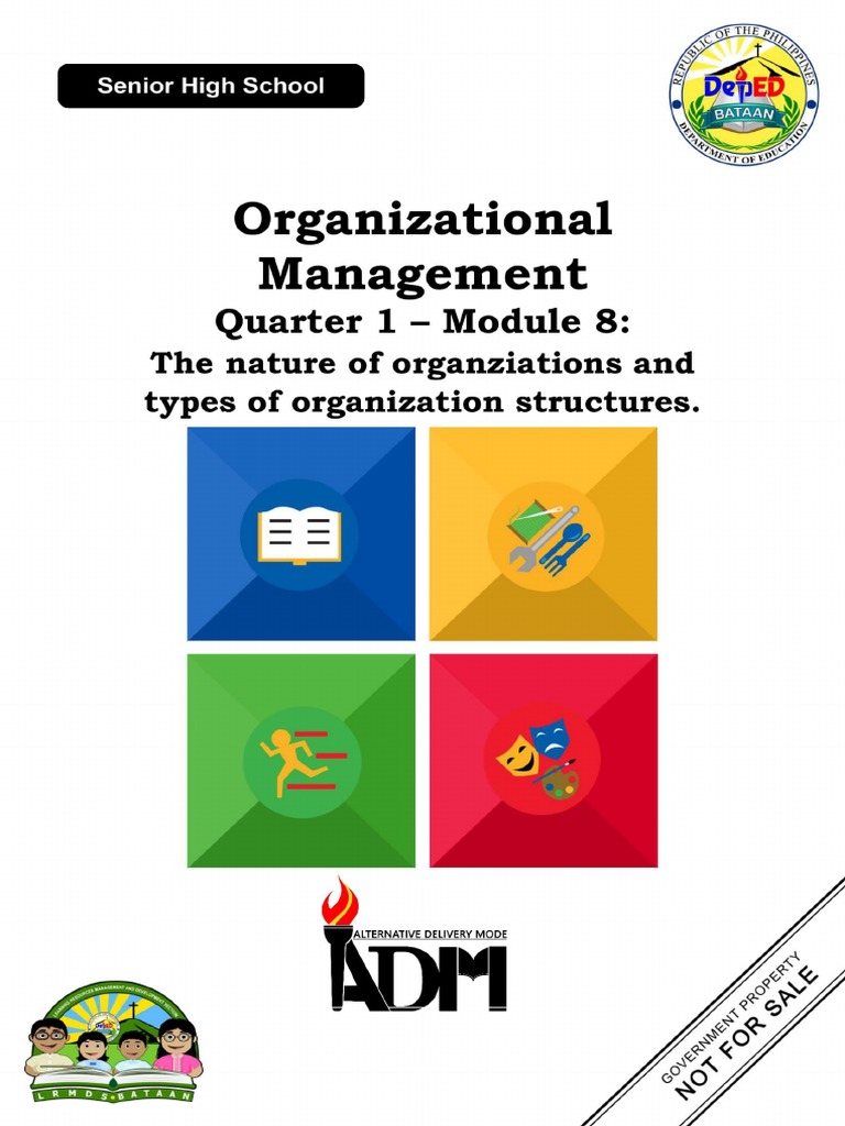 Quarter 1, Module 8 - Organization and Management | PDF