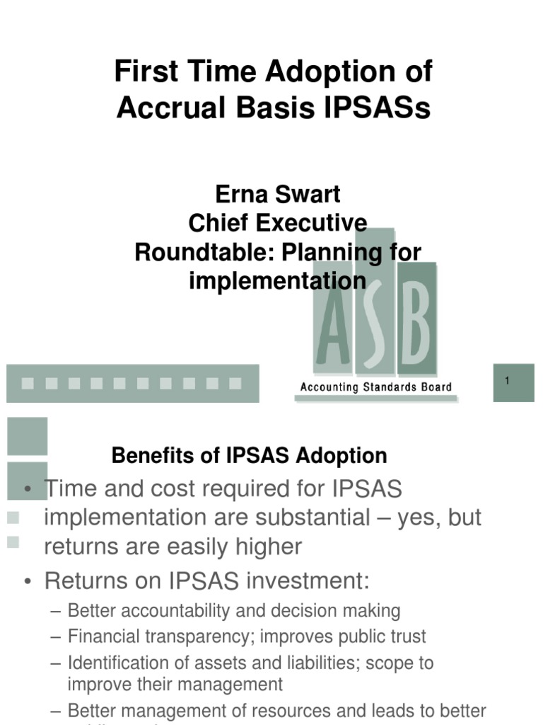 Ipsas 33 | PDF | Financial Statement | Regulatory Compliance