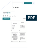 Internal Structure of the CPU Explained | PDF | Central Processing Unit ...