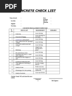 QCQF04-Concrete Pre-Pour Inspection Checklist | PDF | Pipe (Fluid ...