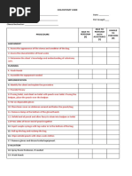 Tracheostomy Care Checklist 1 | PDF | Medicine | Medical Specialties