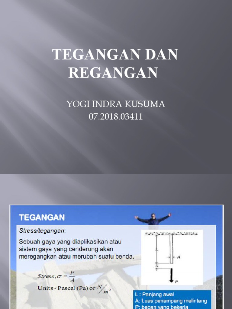 Definisi Tegangan dan Regangan Material | PDF | Sains & Matematika