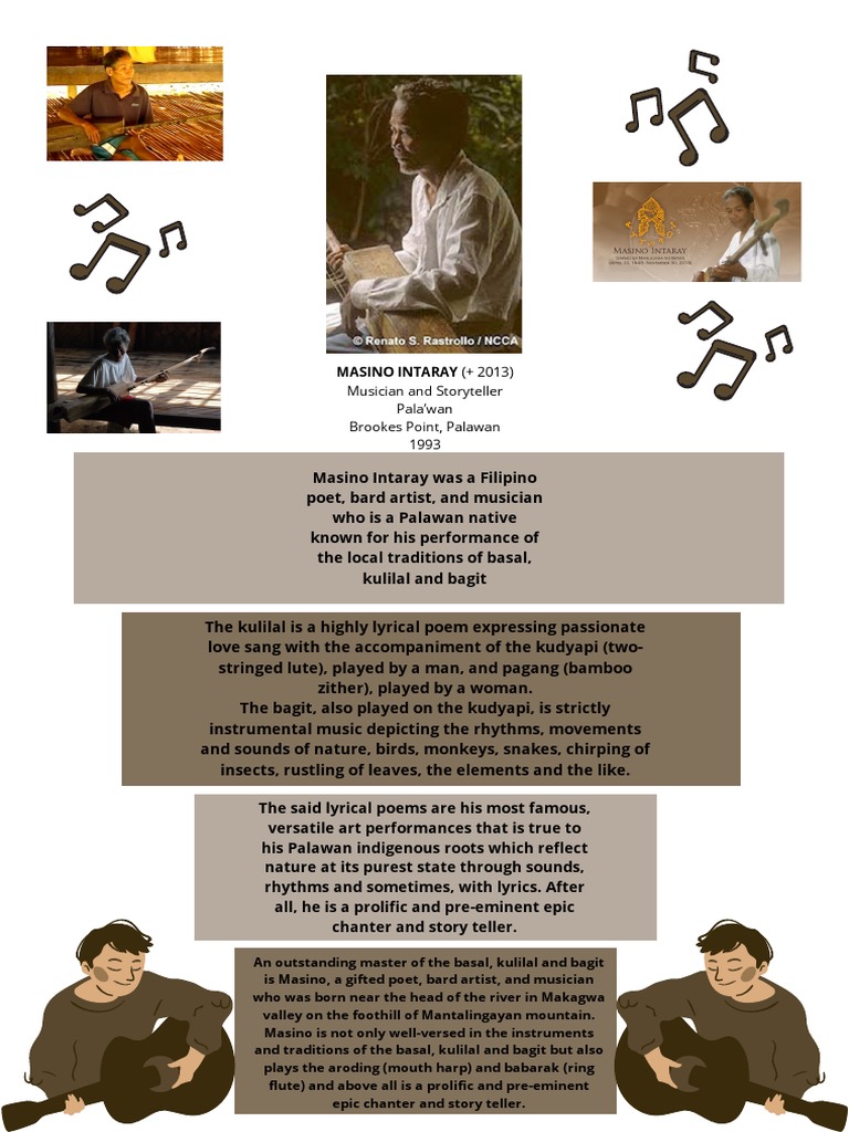 Masino Intaray: Master of Palawan Arts | PDF