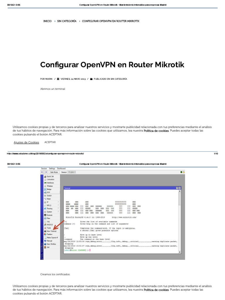 Configurar OpenVPN en Router Mikrotik - Mantenimiento Informático para ...