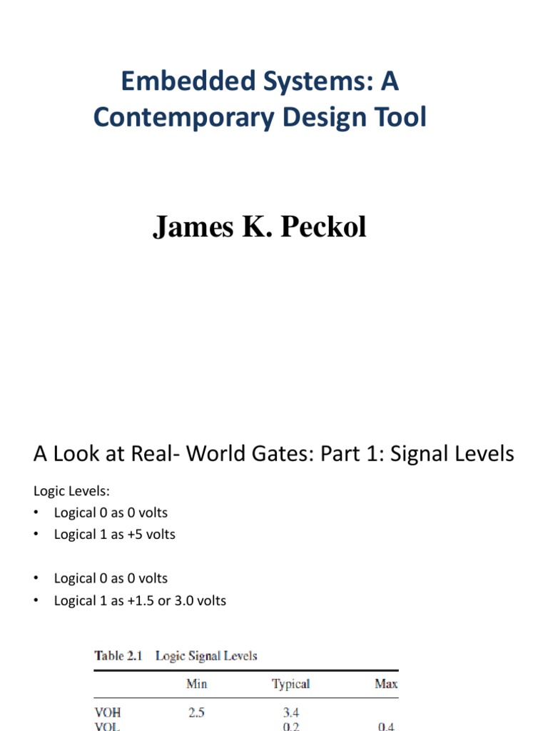 Embedded Systems: A Contemporary Design Tool: James K. Peckol | PDF ...