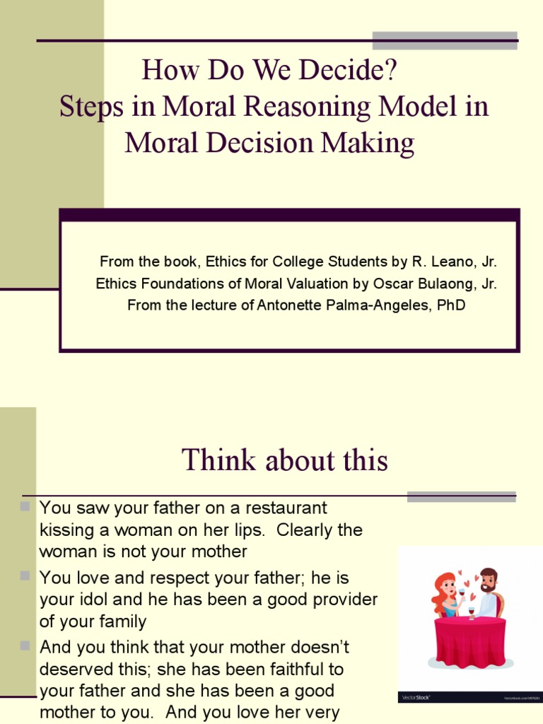 Steps in Moral Decision Making | PDF | Reason | Decision Making