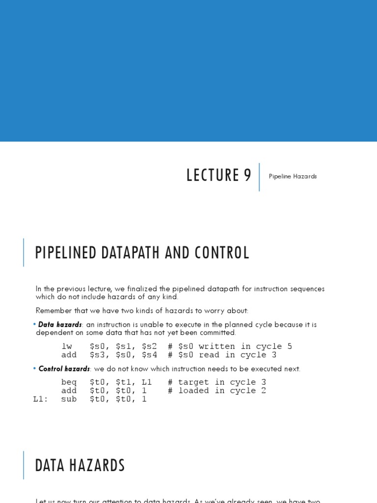 Lecture9 Cda3101 | Download Free PDF | Computer Engineering | Integrated Circuit