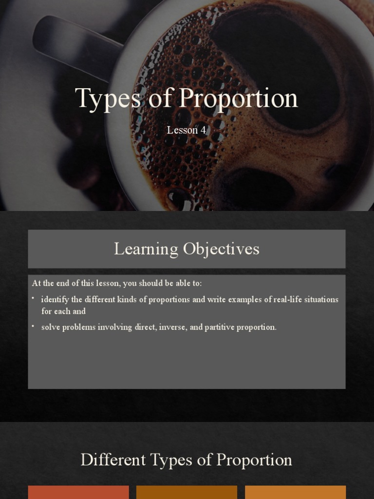 Types of Proportion | PDF | Ratio