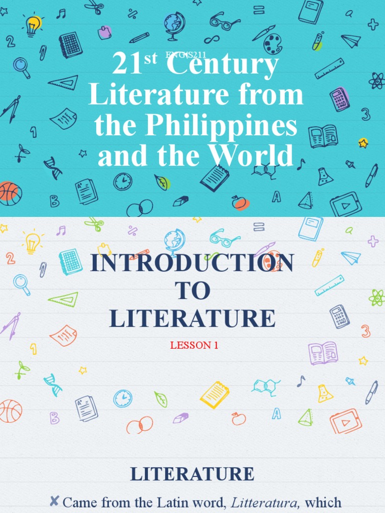 (Presentation) P Lesson 1 Introduction To Literature | Download Free ...