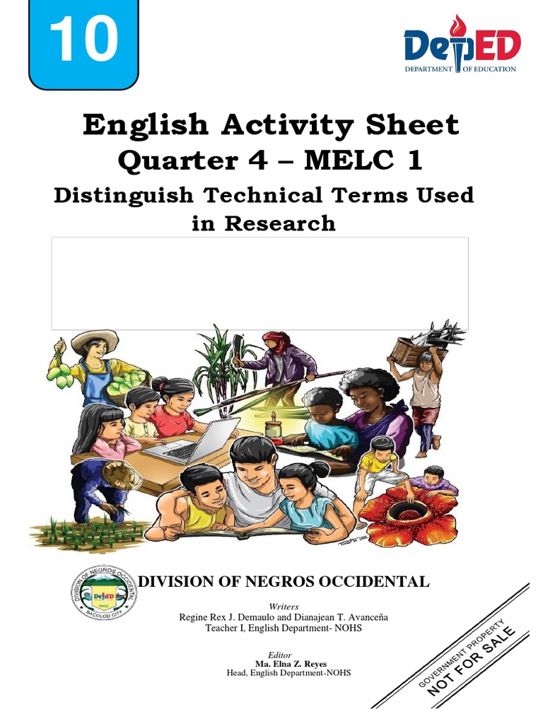 LAS English G10 Q4 MELC1 | PDF | Scientific Method | Learning
