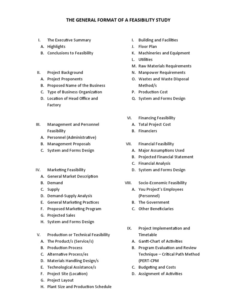 Format Feasib Marketing Plan | PDF | Marketing | Feasibility Study
