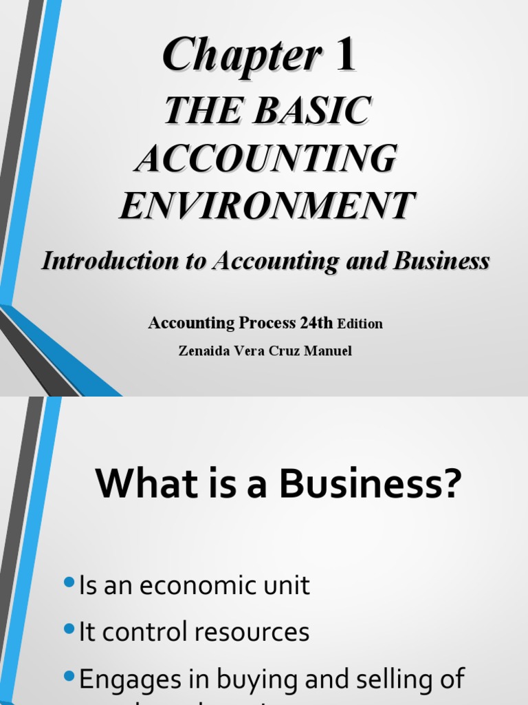 The Basic Accounting Environment | PDF | Balance Sheet | Equity (Finance)