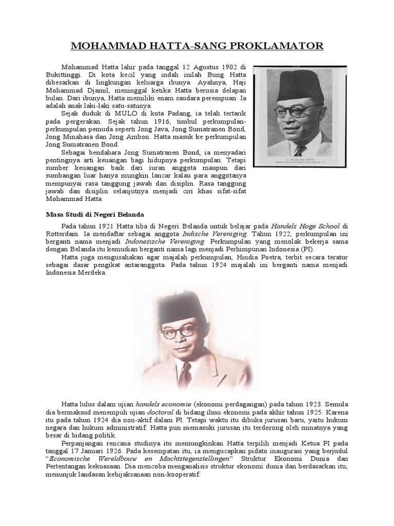 Mohammad Hatta | PDF