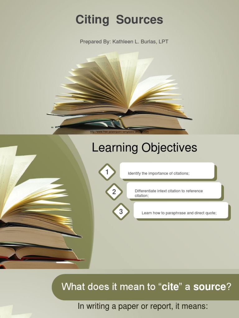 Citing Sources | PDF | Citation | Apa Style