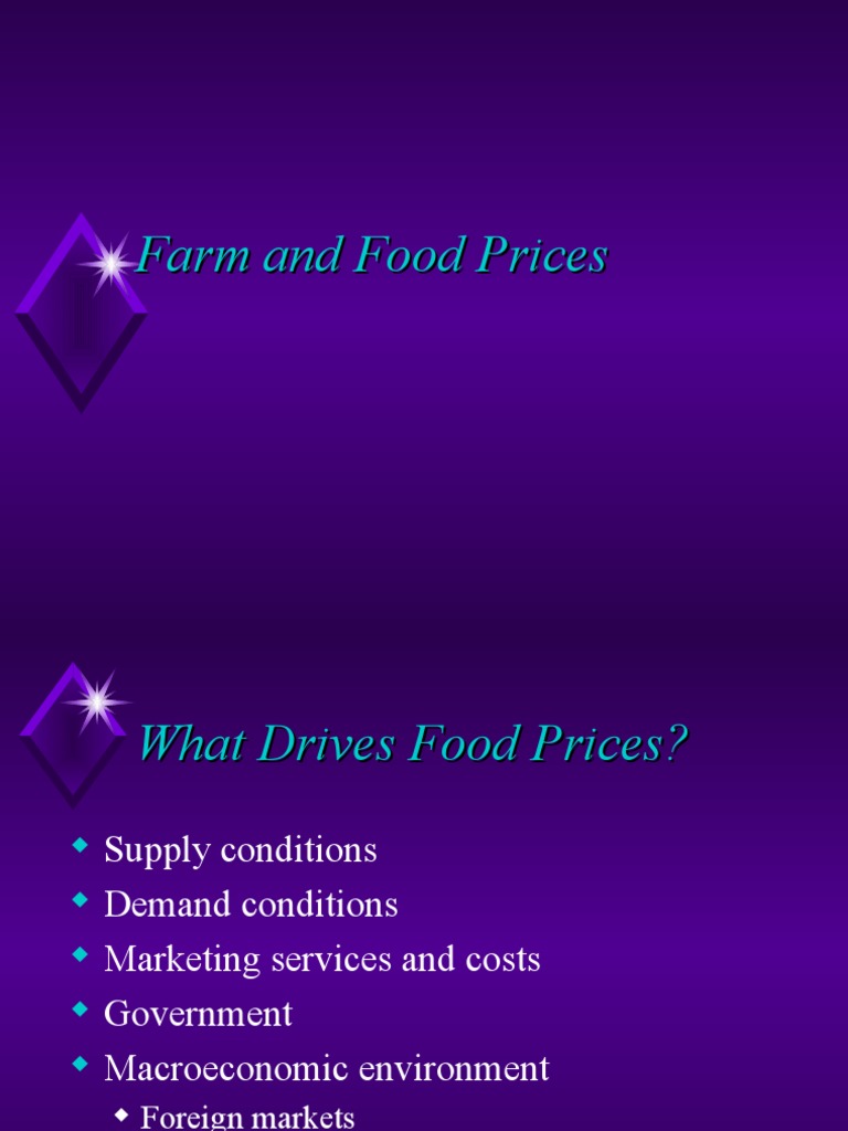 Farm Food and Prices | PDF | Supply (Economics) | Prices