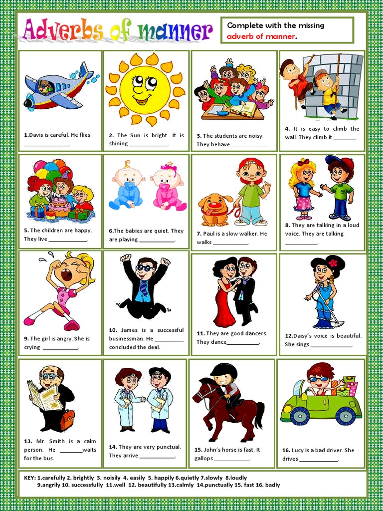 Unit 3 Adverbs of Manner | PDF