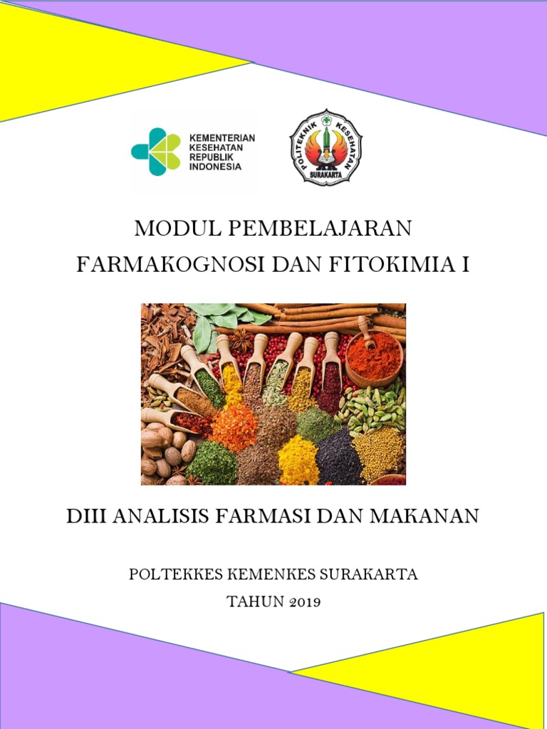 Modul Teori Farmakognosi 2019-2020 | PDF | Pengembangan Diri | Kesehatan Holistik