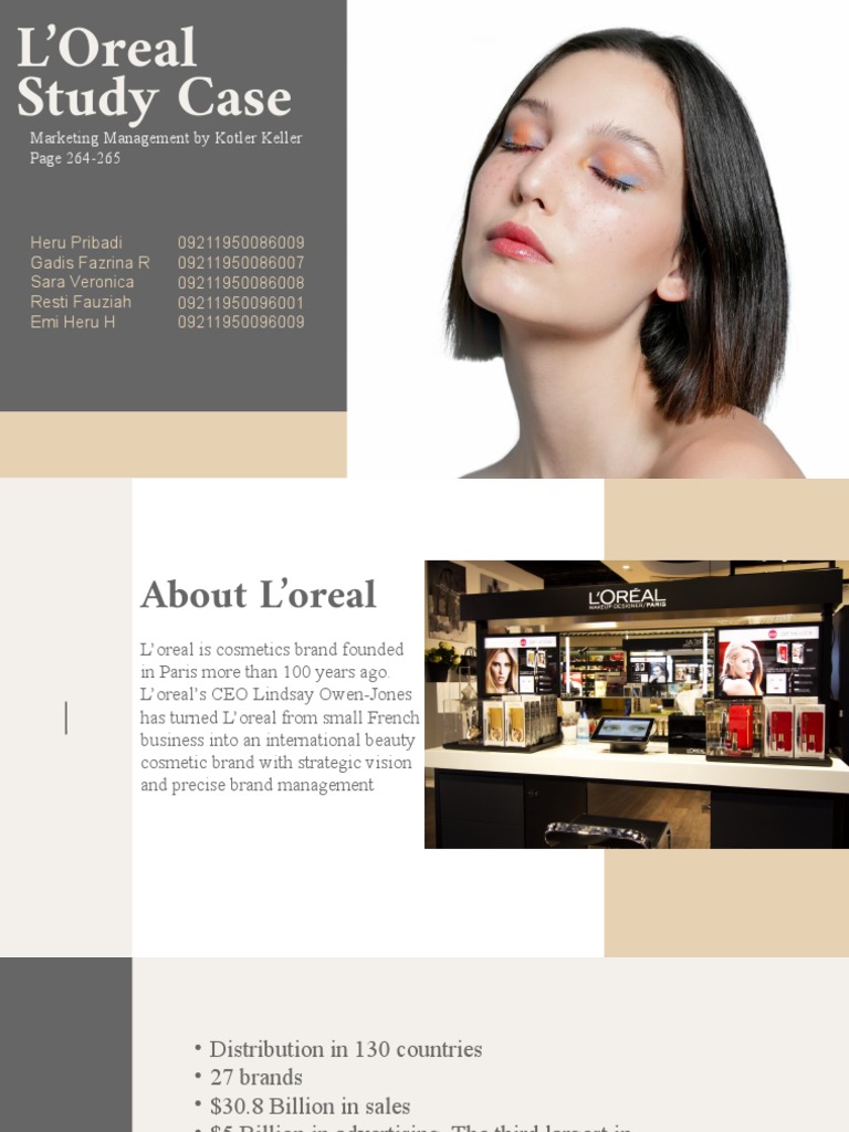 L'Oreal Study Case | PDF | Brand | Marketing