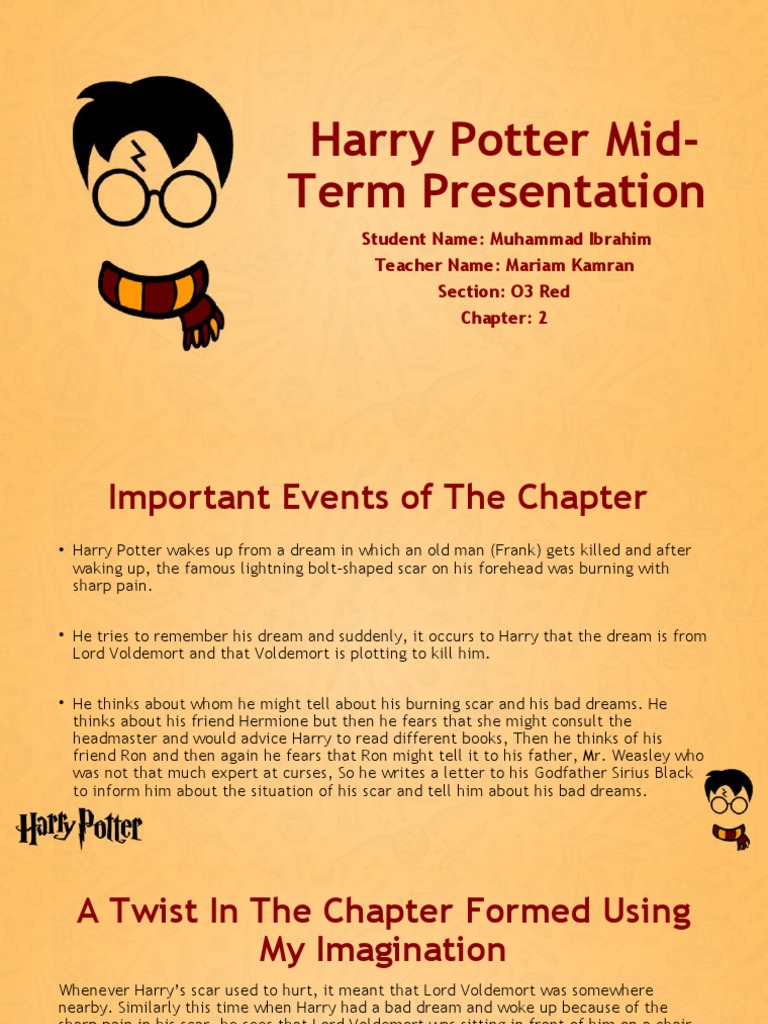 Harry Potter Mid-Term Presentation: Student Name: Muhammad Ibrahim ...