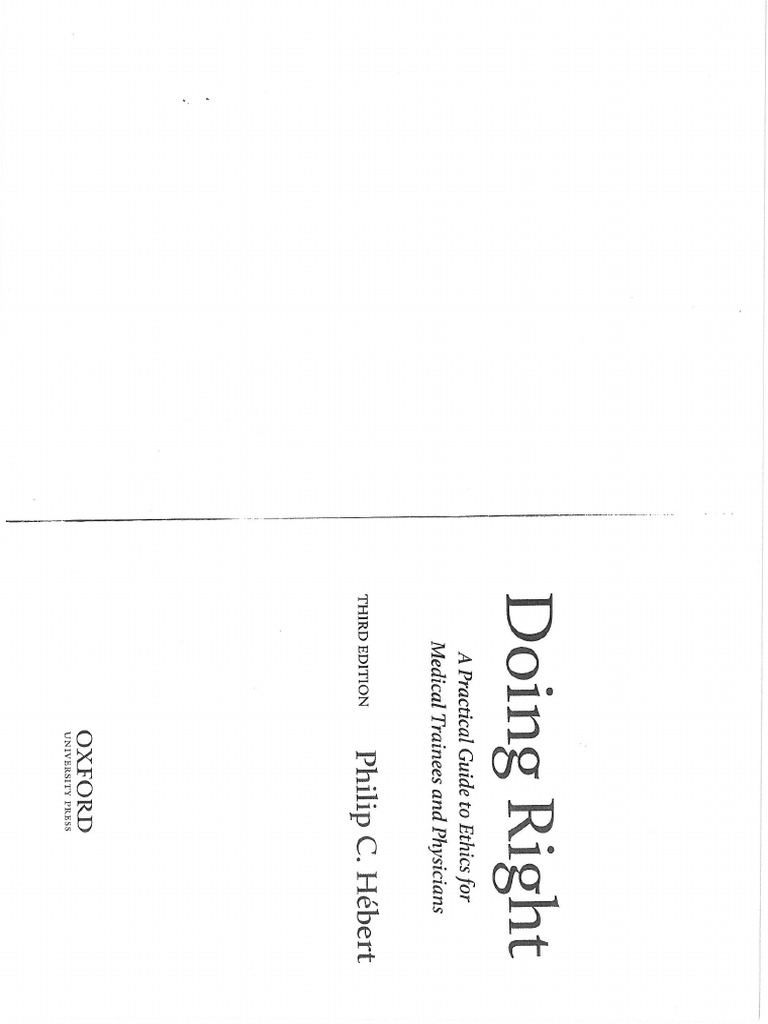 Doing Right Pdf