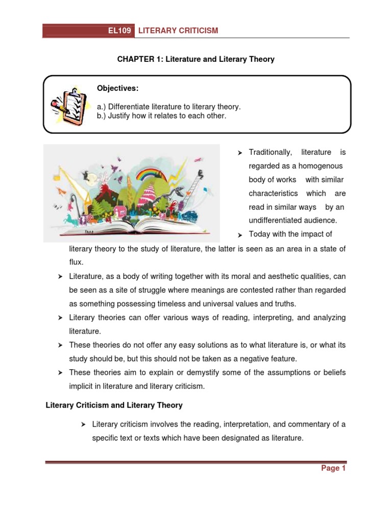 Literary Criticism and Literary Theory: An Overview of Key Concepts ...