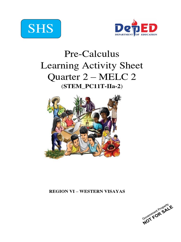 Pre-Calculus Learning Activity Sheet Quarter 2 - Melc 2: (Stem - Pc11T ...