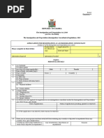 Zambia Employ Permit Appln Form 23 | PDF | Passport | Birth Certificate