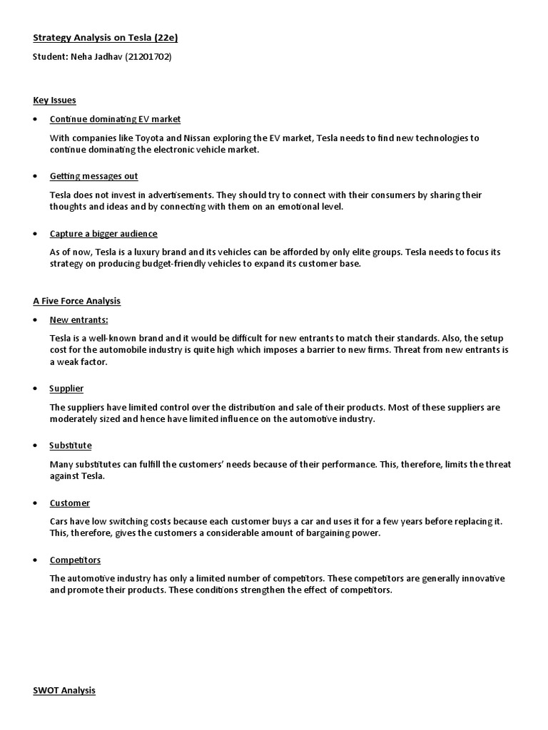 Case Study Tesla | PDF | Brand | Car