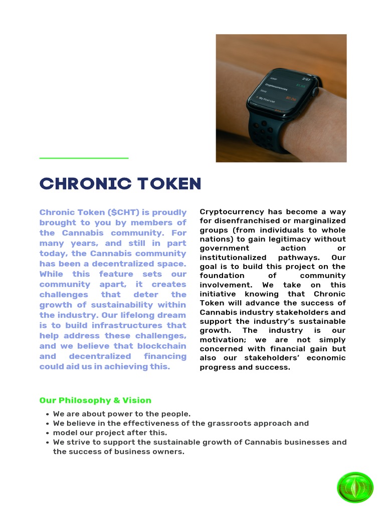 Chronic+Token +the+Rolling+Paper | PDF | Banks | Cryptocurrency