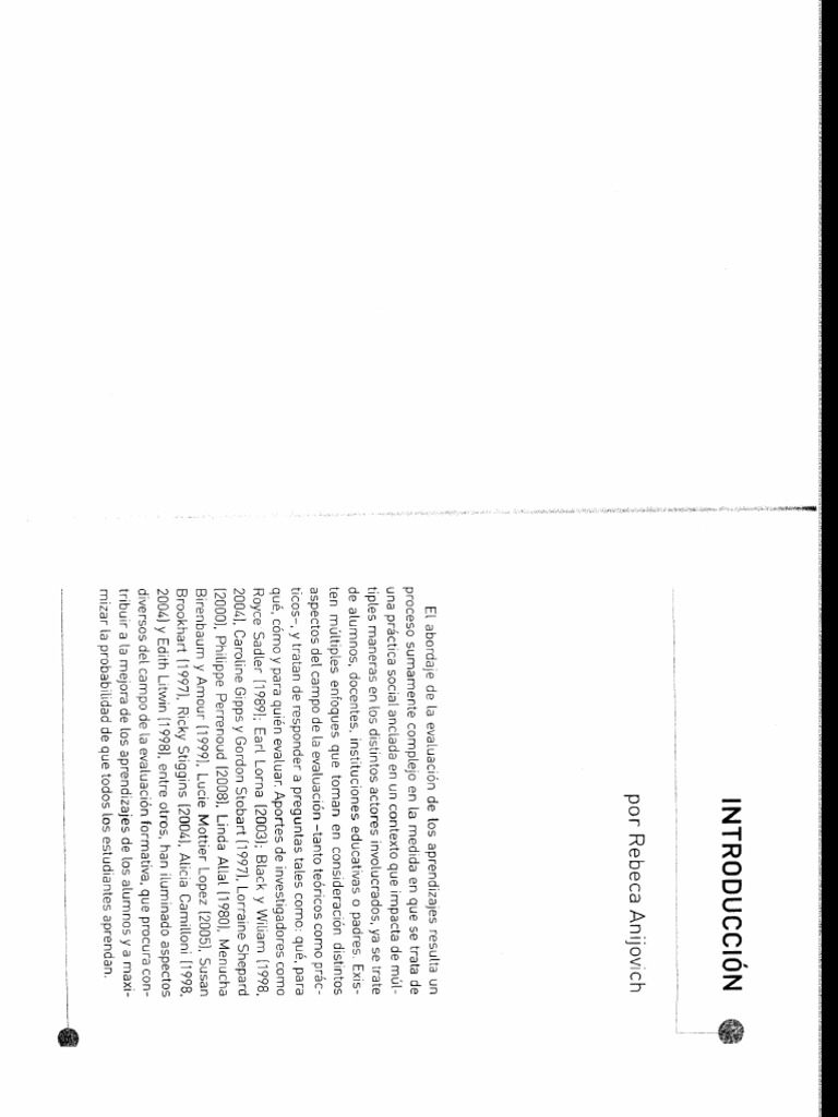 Anijovich - La Evaluación Significativa - Introducción | PDF