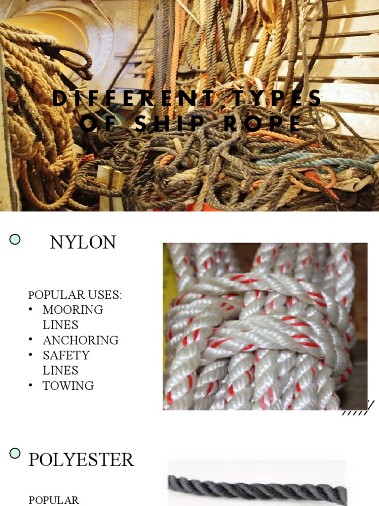 Types of Ship Rope and Uses | PDF | Home & Garden | Art