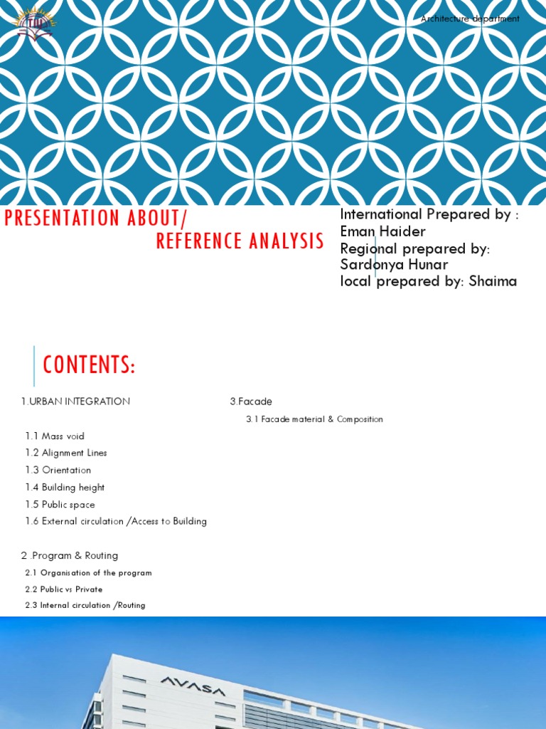 Presentation About/ Reference Analysis | PDF | Stairs | Apartment