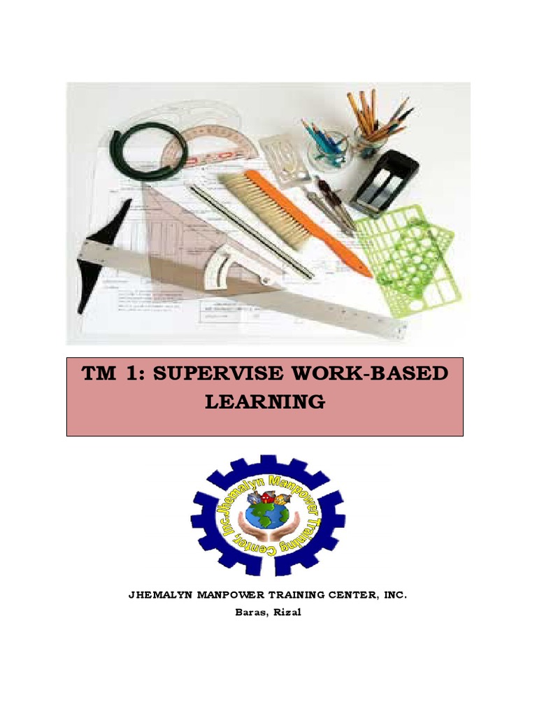 6 - Supervise Work Based Learning | Download Free PDF | Occupational ...
