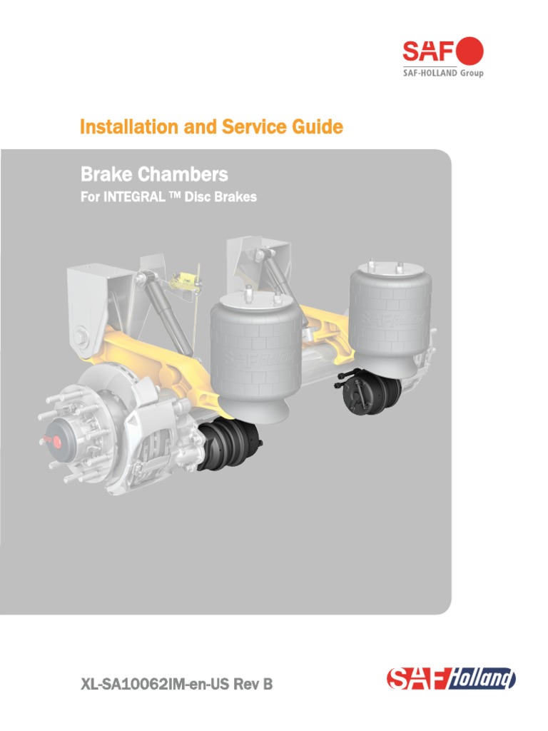 Installation and Service Guide: Brake Chambers | PDF | Nut (Hardware ...