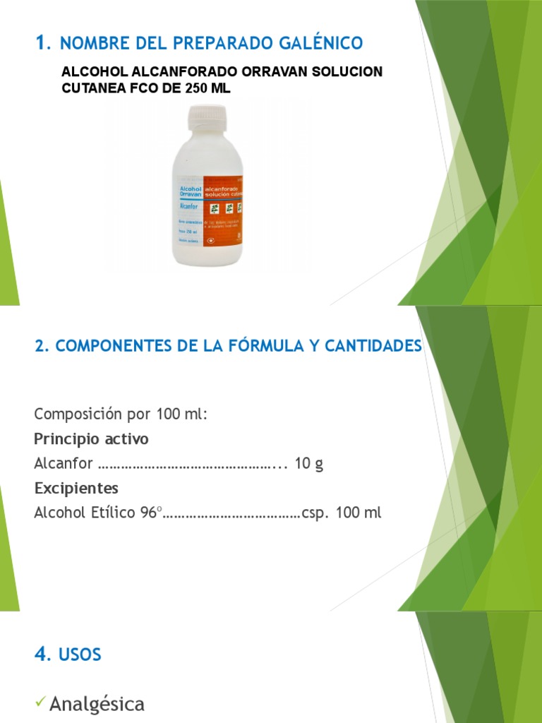 Alcohol Alcanforado Solucion | PDF