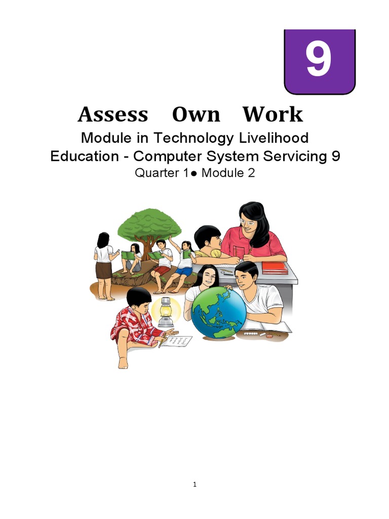 Tle9 Q1mod2 Css Assess-Your-Own-Work SimeonPongtan Bgo v1 | PDF | Quality Assurance | Iso 9000