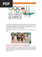 Que Sabes de Los Juegos Olimpicos 2 | PDF | Juegos olímpicos | juegos ...