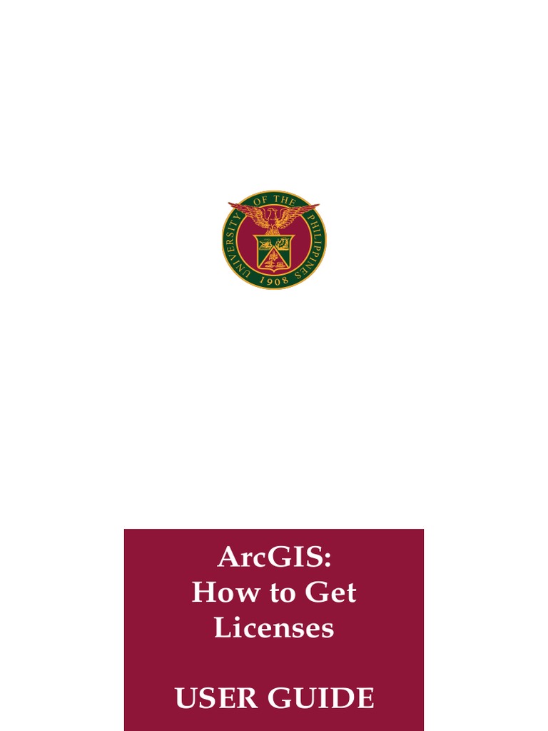 Arcgis: How To Get Licenses User Guide | PDF