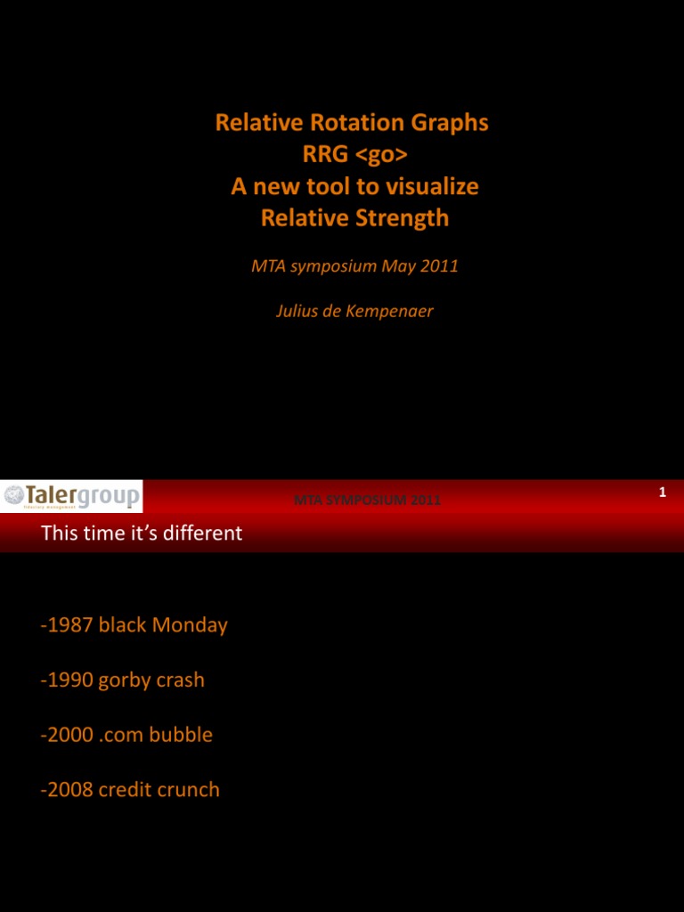 Relative Rotation Graphs RRG A New Tool To Visualize Relative Strength ...