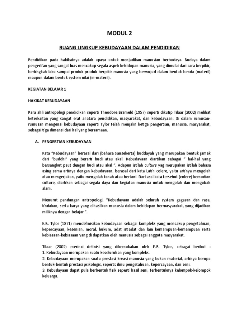 RANGKUMAN MODUL 2 (KB 1,2, Dan 3) | PDF