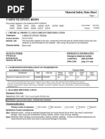 DC200 Silicone Fluid 100CS - MSDS | PDF | Fires | Firefighting